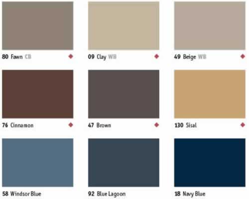 Johnsonite Color Chart