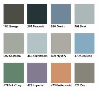 Johnsonite Wall Base Color Chart