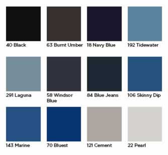 Johnsonite Wall Base Color Chart