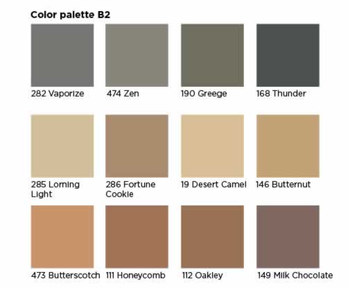 Johnsonite Wall Base Color Chart