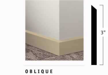 Johnsonite Wall Base Molding | Millwork Rubber Wood Grain