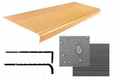 Roppe Rubber and Vinyl Stair Treads